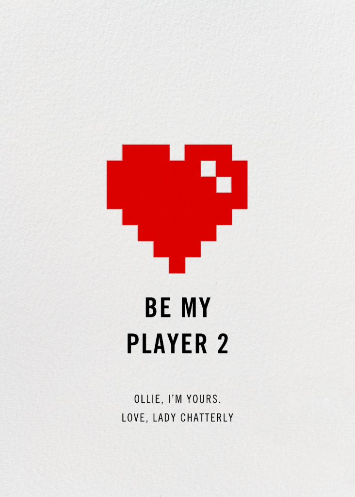 8Bit Heart - Love and Romance Card | Send online instantly | Track opens