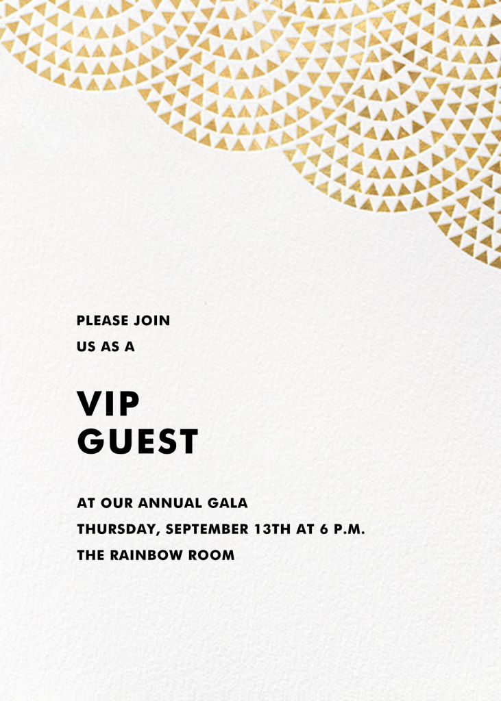 Savoy (Square) - VIP Event Invitation | Send online instantly | RSVP ...